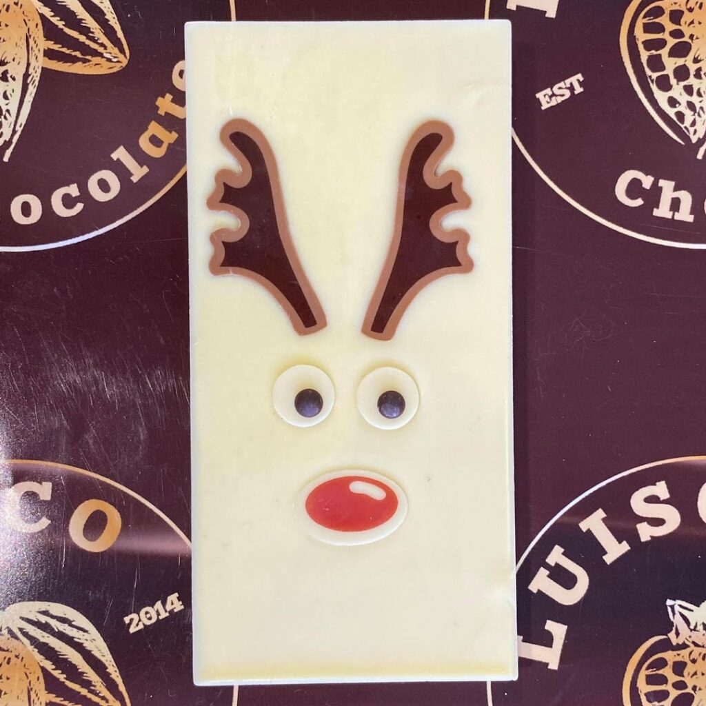 Rudolph Bar - White Chocolate | Luisco Chocolate